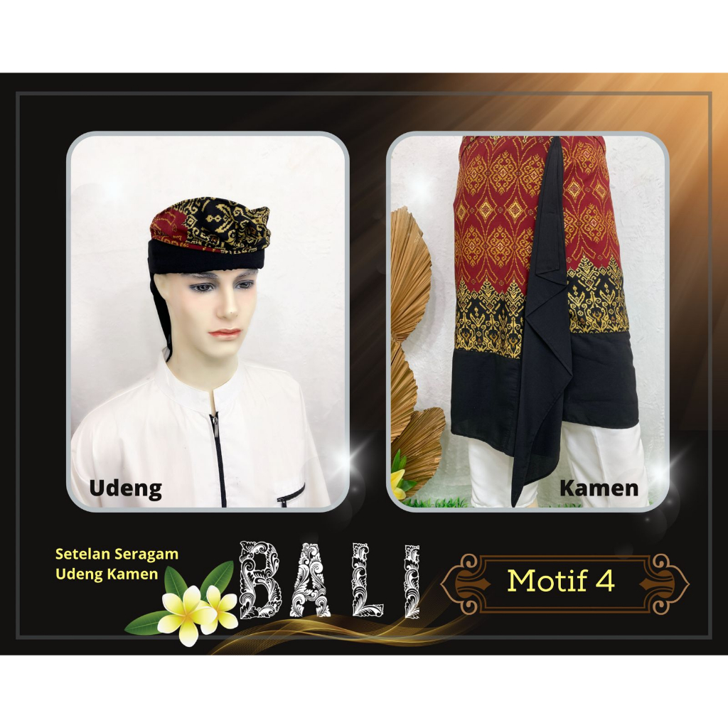 Jual SETELAN UDENG DAN KAMEN PRIA DEWASA SETENGAH JADI PAKAIAN ADAT ...
