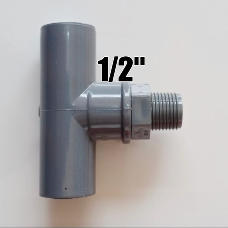 Jual Knee Tee Drat Luar Dalam 1/2" l 3/4" l Sambungan Pipa Pralon Pvc Faucet & Valve Elbow Tee ...