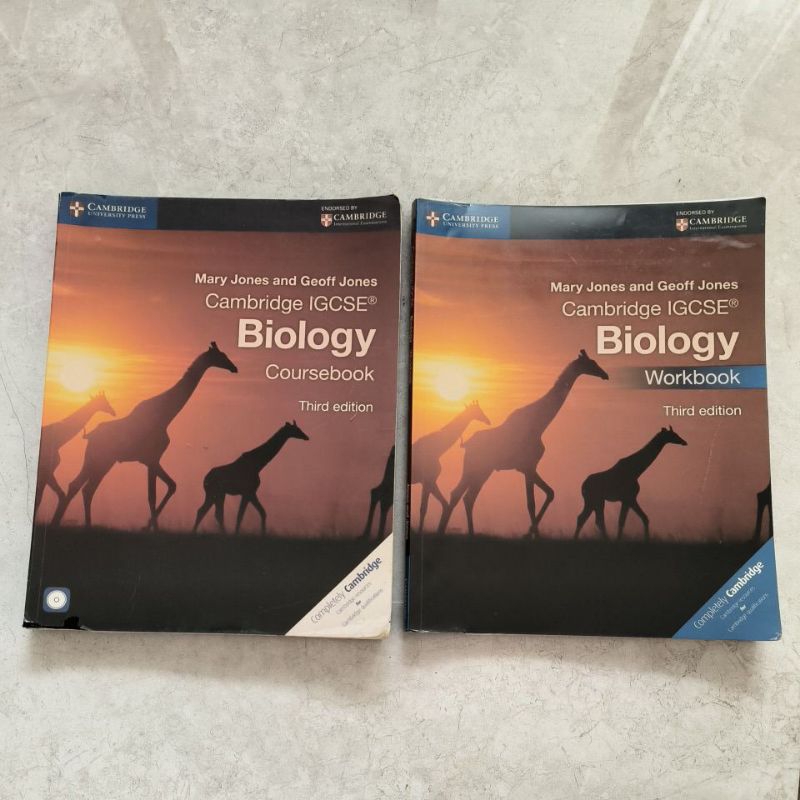 Jual Cambridge IGCSE Biology Third Edition Coursebook and Workbook ...