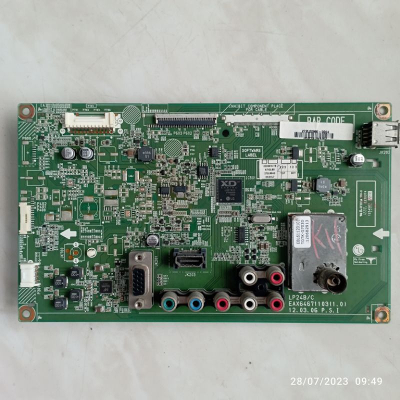 Jual mb mobo mainboard module mesin tv LG 22CS410-TB 22CS410 | Shopee Indonesia