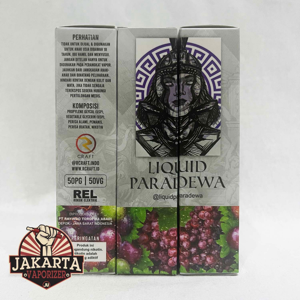 Jual LIQUID PARADEWA ANGGUR ATHENA 60ML 3MG BY RCRAFT X QORY GORY ...