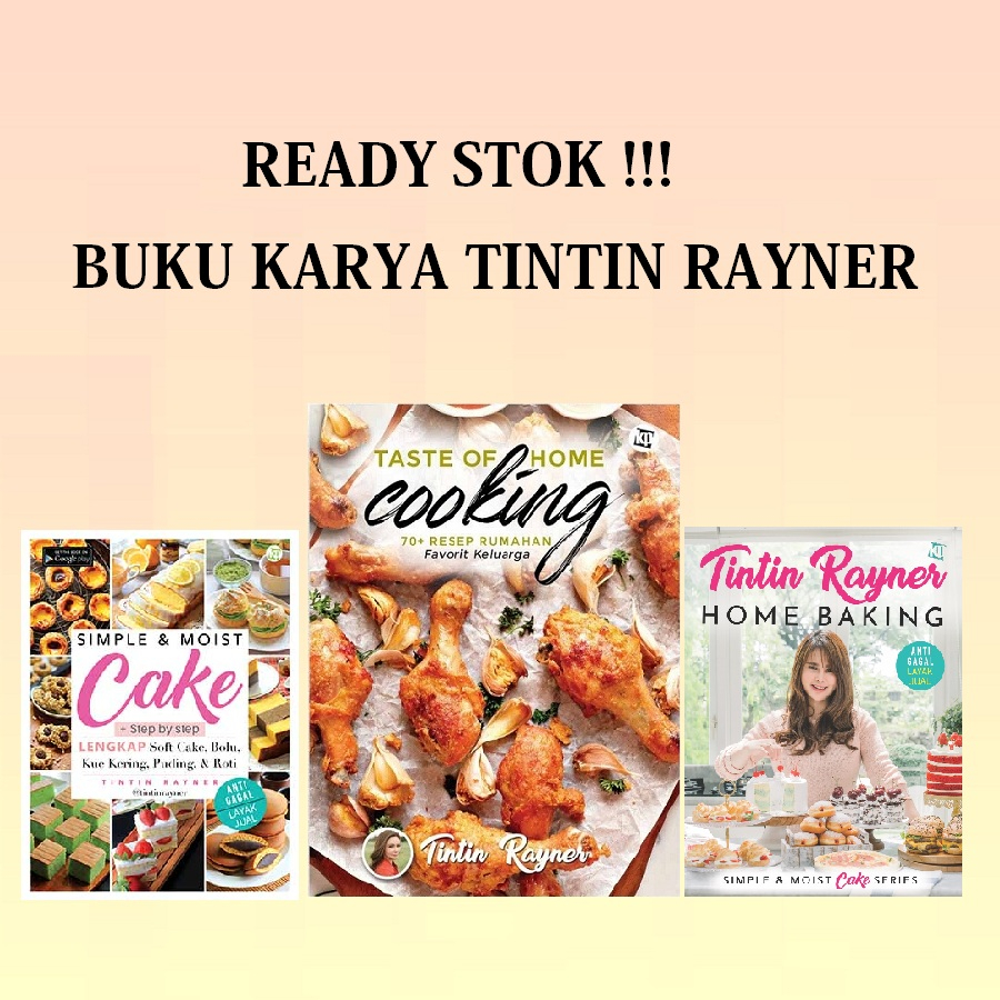 Jual Buku Tintin Rayner Home Baking - Moist Cake - Taste Of Home ...