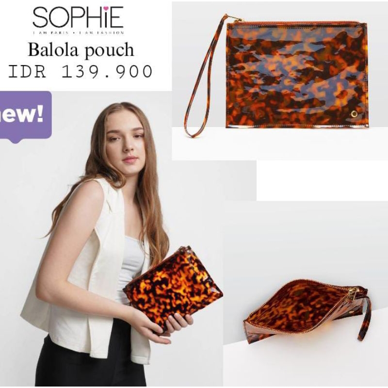 Jual BALOLA POUCH SOPHIE MARTIN TERBARU TAS ORIGINAL | Shopee Indonesia