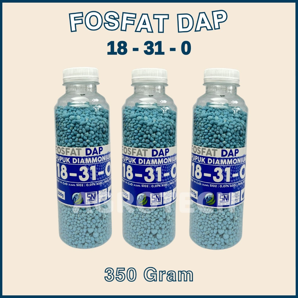 Jual Pupuk Fosfat DAP 18 31 0 Kemasan 350gr Penyubur Tanah Dan ...