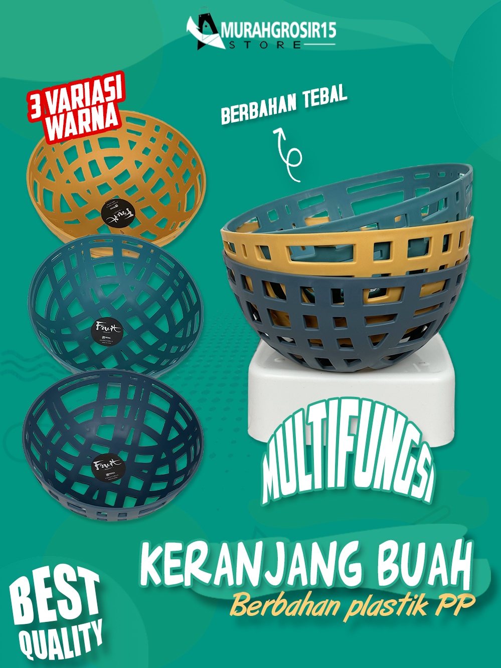 Jual Keranjang Buah/Keranjang Parcel Buah/Tempat Buah/ Keranjang Buah ...