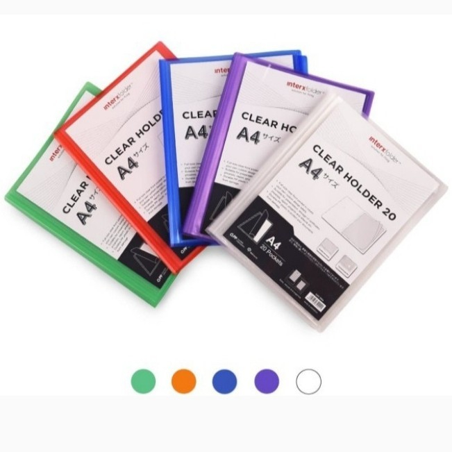 Jual Inter X Clear Holder / Display Book / Map Plastik Album isi 40 ...