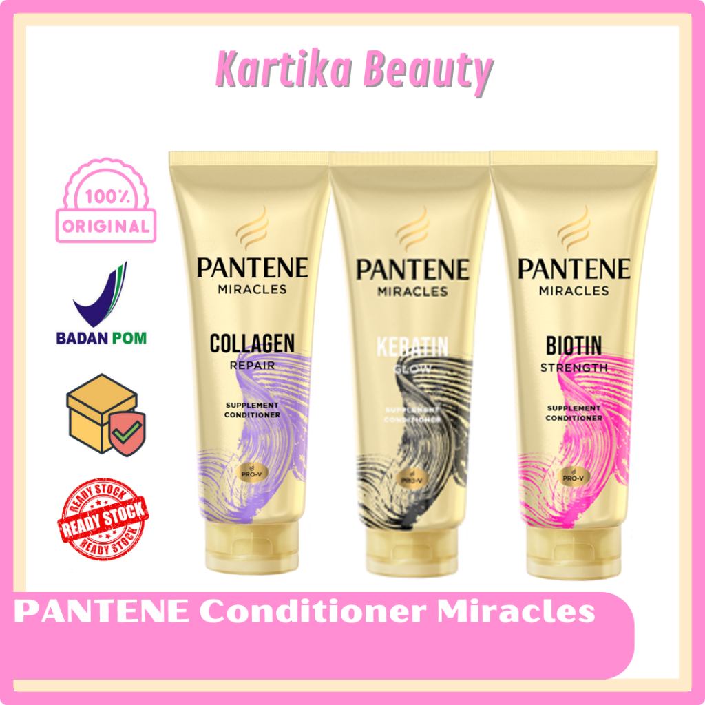 Jual PANTENE MIRACLES CONDITIONER TUBE KECIL 70 ML / BESAR 150 ML ...