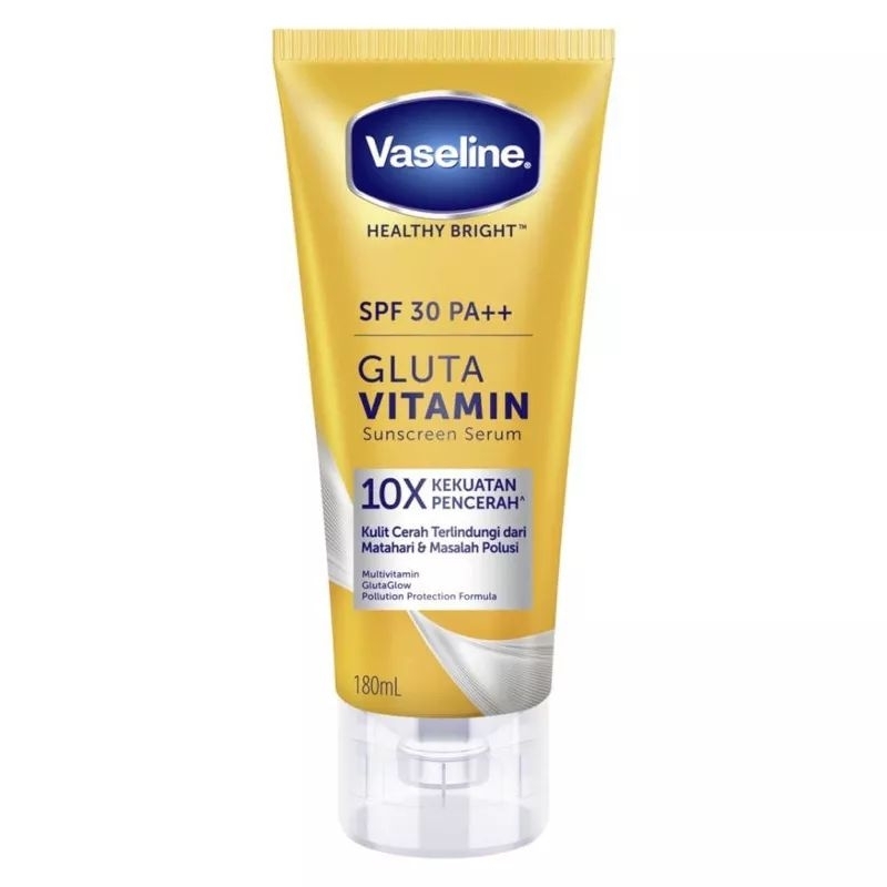 Jual VASELINE GLUTA VITAMIN SUNSCREEN SERUM SPF 30 PA++ 180ML | Shopee ...