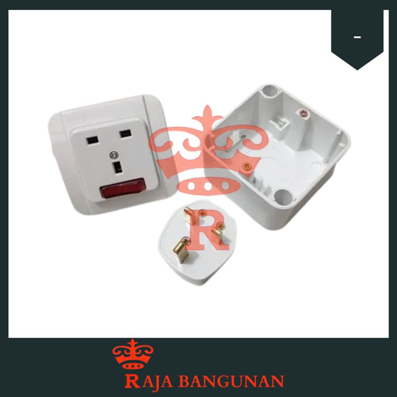Jual Broco Stop Kontak AC Set/Komplit Grasio Original - Cream | Shopee ...