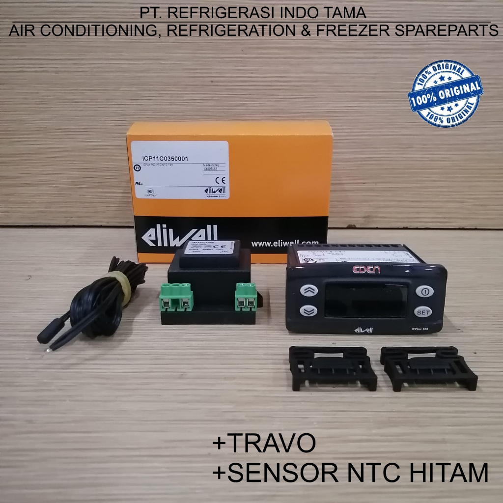 Jual ELIWELL 902 12V + Travo + Sensor NTC Hitam ICPLUS Digital ...