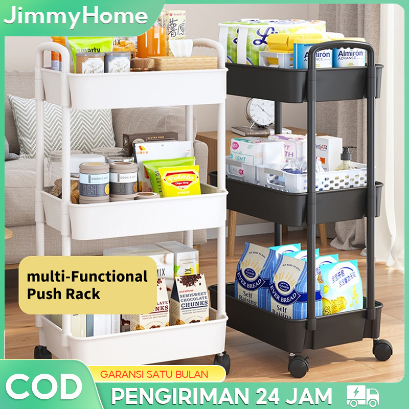 Jual Rak Troli 3 Susun Serbaguna Rak Dapur Salon Rak Kamar Mandi dengan ...