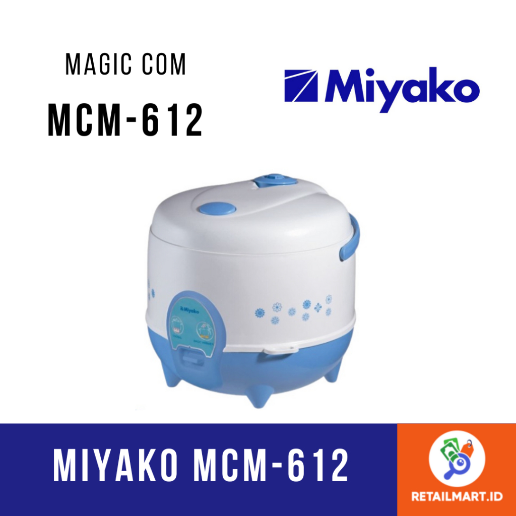 Jual MIYAKO : MCM-612 MAGIC COM / RICE COOKER 3 IN 1 PENANAK NASI ...