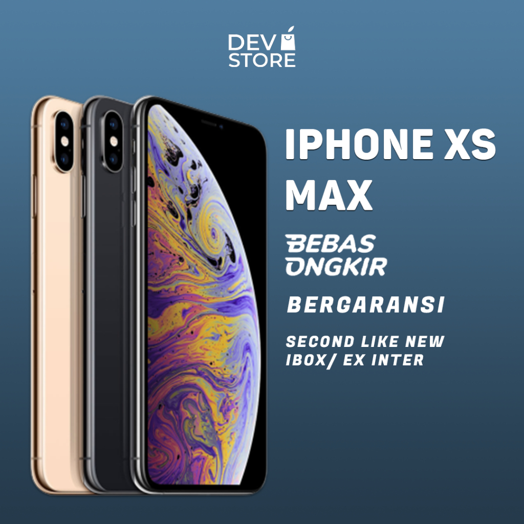 Jual IPHONE XS MAX 64GB /256GB /512GB EX IBOX / BC /ALL OPERATOR ...
