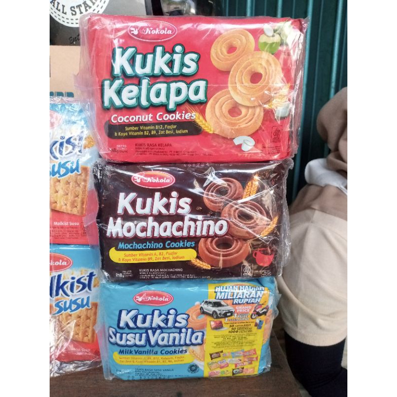 Jual Kukis Kokola 218gr, 1 dus isi 24pcs | Shopee Indonesia