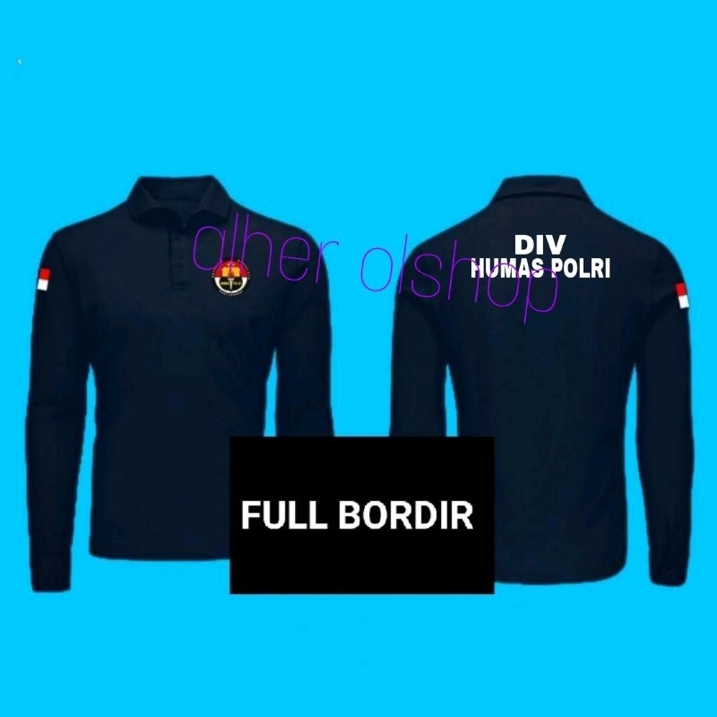 Jual kaos humas polri baju humas polri seragam humas polri baju polo ...