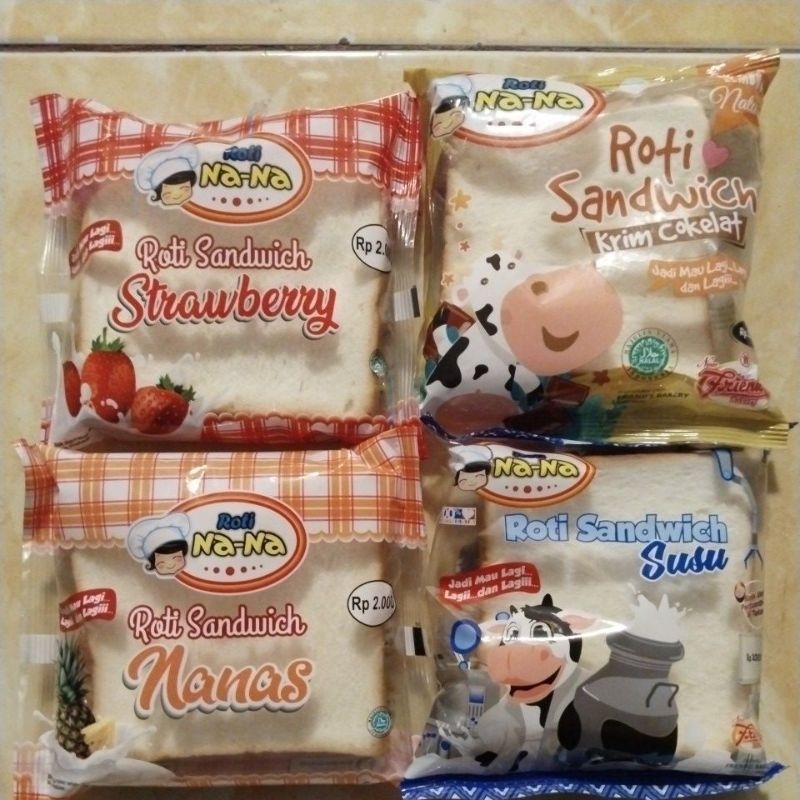 Jual Roti Nana Sandwich 1 paket | Shopee Indonesia