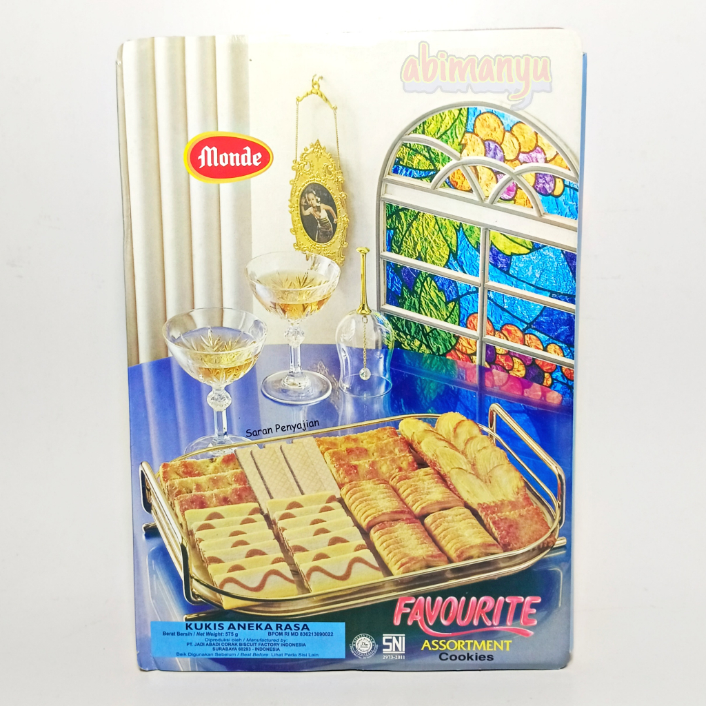 Jual biskuit monde favourite assortment cookies 575 gram | Shopee Indonesia
