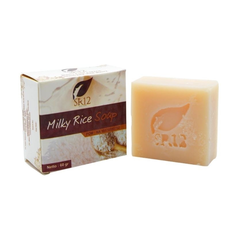 Jual SR12 Milky Rice Soap 60gr | Shopee Indonesia