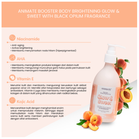 Jual ANIMATE BODY BOOSTER BRIGHTENING - Hand & Body Lotion 300 gr ...