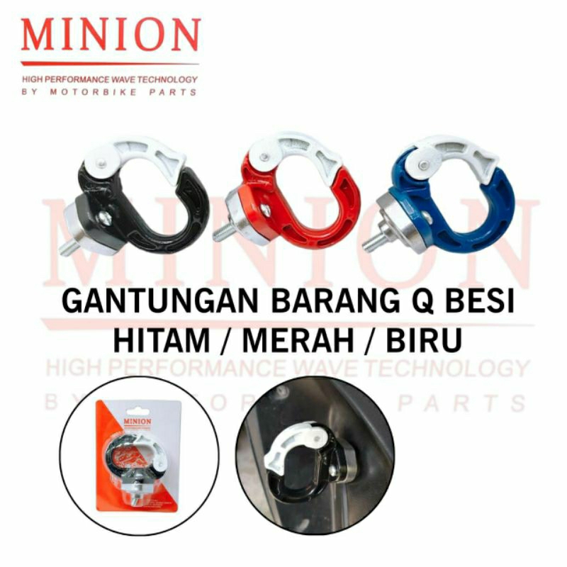 Jual [READY STOCK] GANTUNGAN BARANG MOTOR BULAT / CENTOLAN MOTOR BESI ...