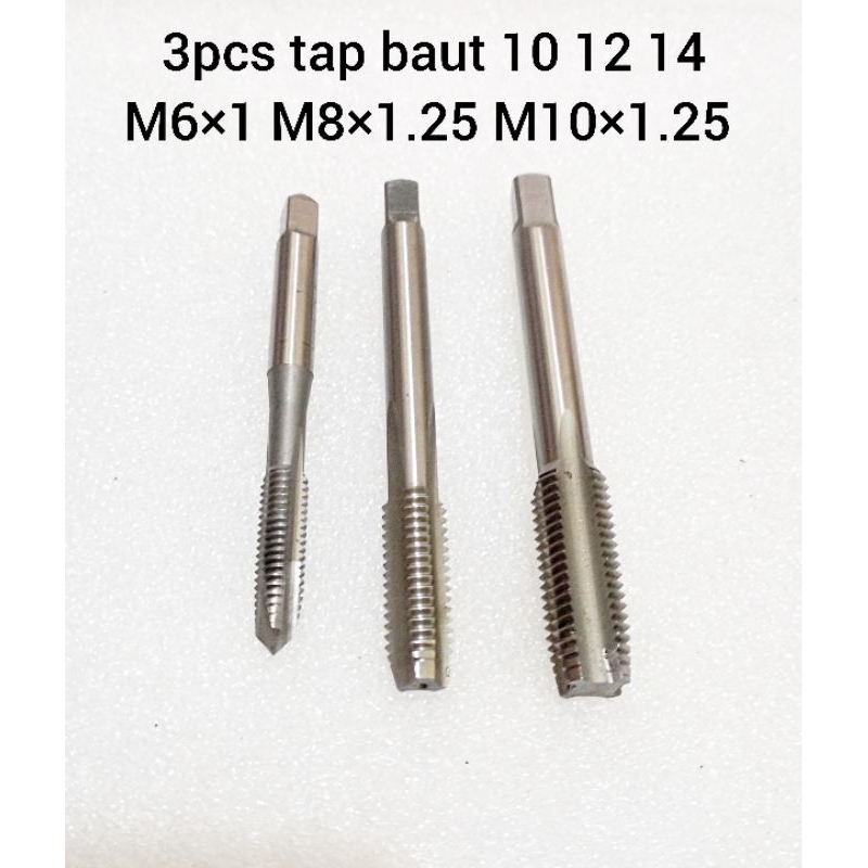 Jual Tap.Hand Tap.Tap Set Baut Kunci 10 12 14. M6 M8 M10 OSG.UFS.YAMAWA | Shopee Indonesia