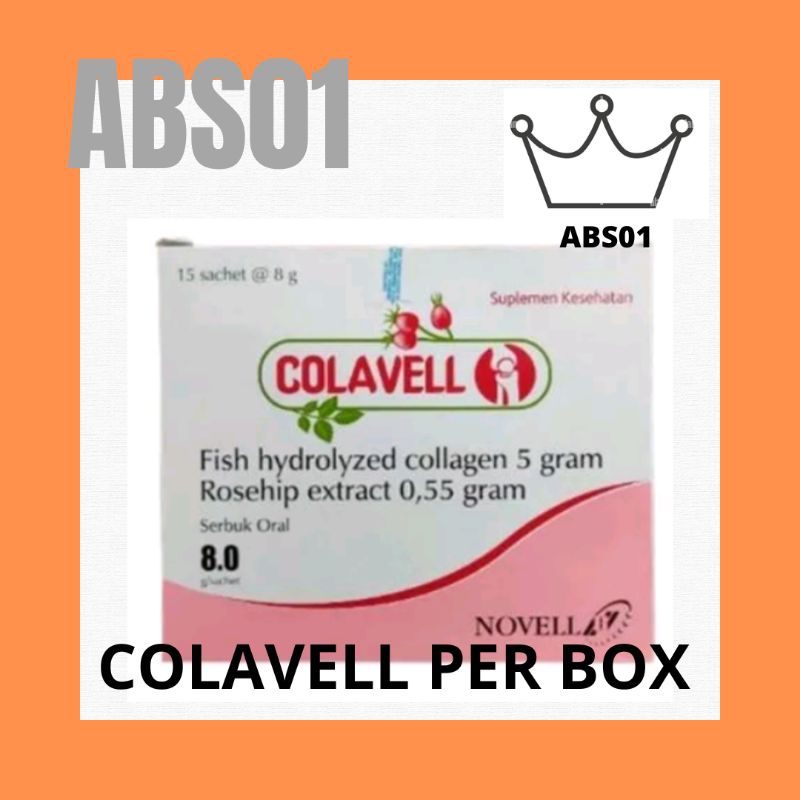 Jual COLAVELL SACHET VITAMIN PENGAPURAN SENDI HARGA PER BOX | Shopee ...