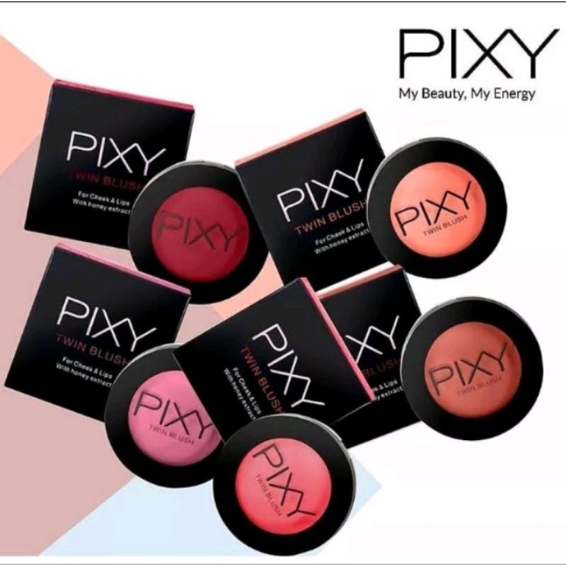 Jual Pixy Twin Blush for cheek & lips with honey extract original ...