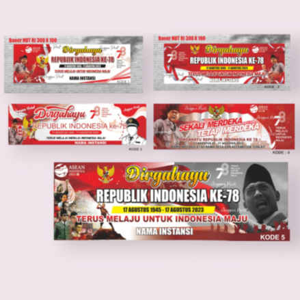 Jual PROMO HUT RI Cetak MMT Banner Spanduk Backdrop HUT RI ke 78Spanduk ...