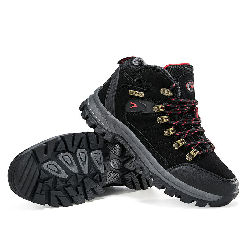 Jual SEPATU GUNUNG WATERPROOF SNTA 505 MID BLACK TREKKING HIKING ...