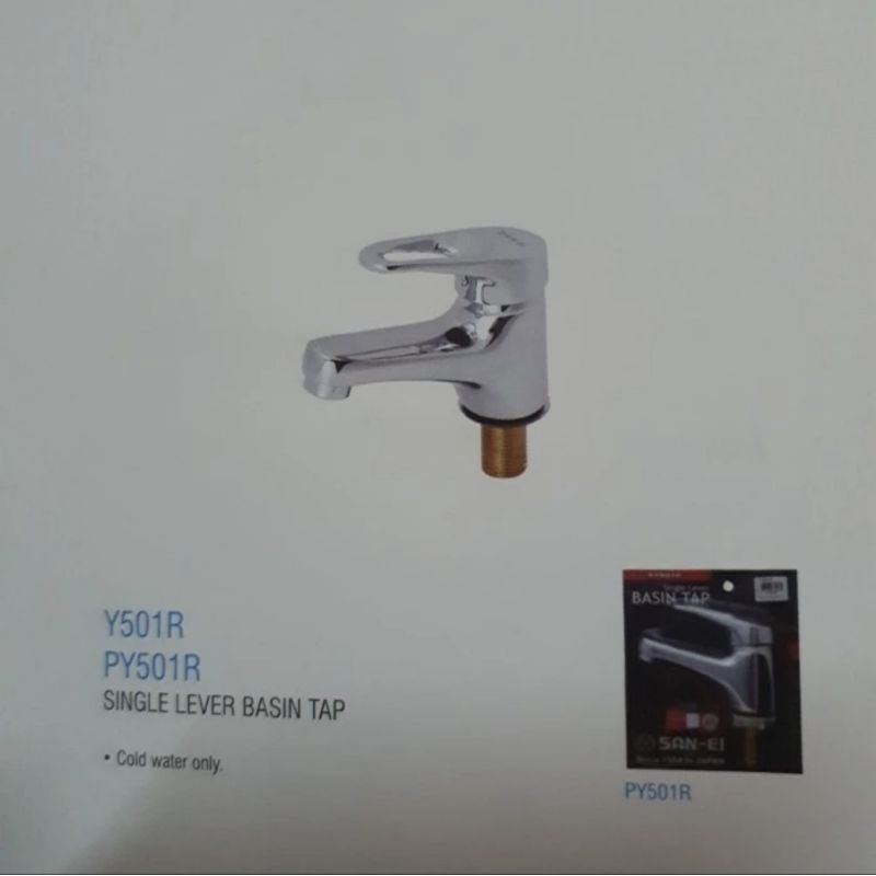 Jual kran wastafel bak cuci tangan single level SAN EI Y501R | Shopee Indonesia