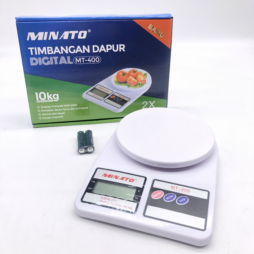 Jual Minato Timbangan Dapur Kapasitas 10Kg / Timbangan Kue / Timbangan ...