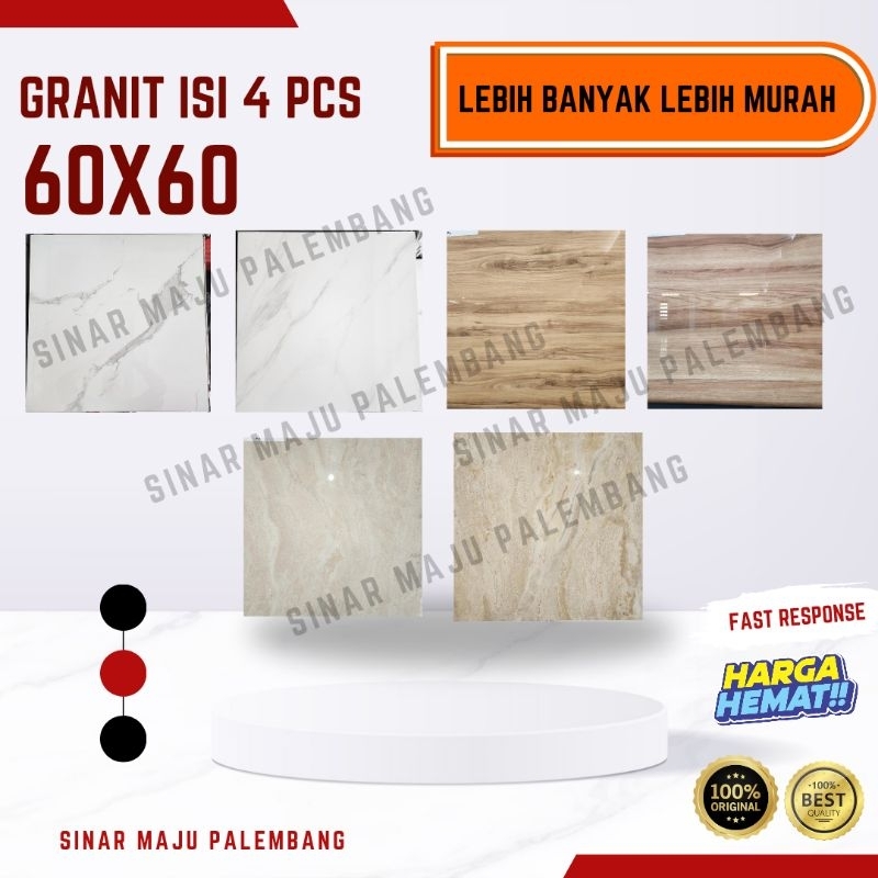 Jual Granit 60x60 ukuran 60 60 granite tiles putih corak kayu awan ...