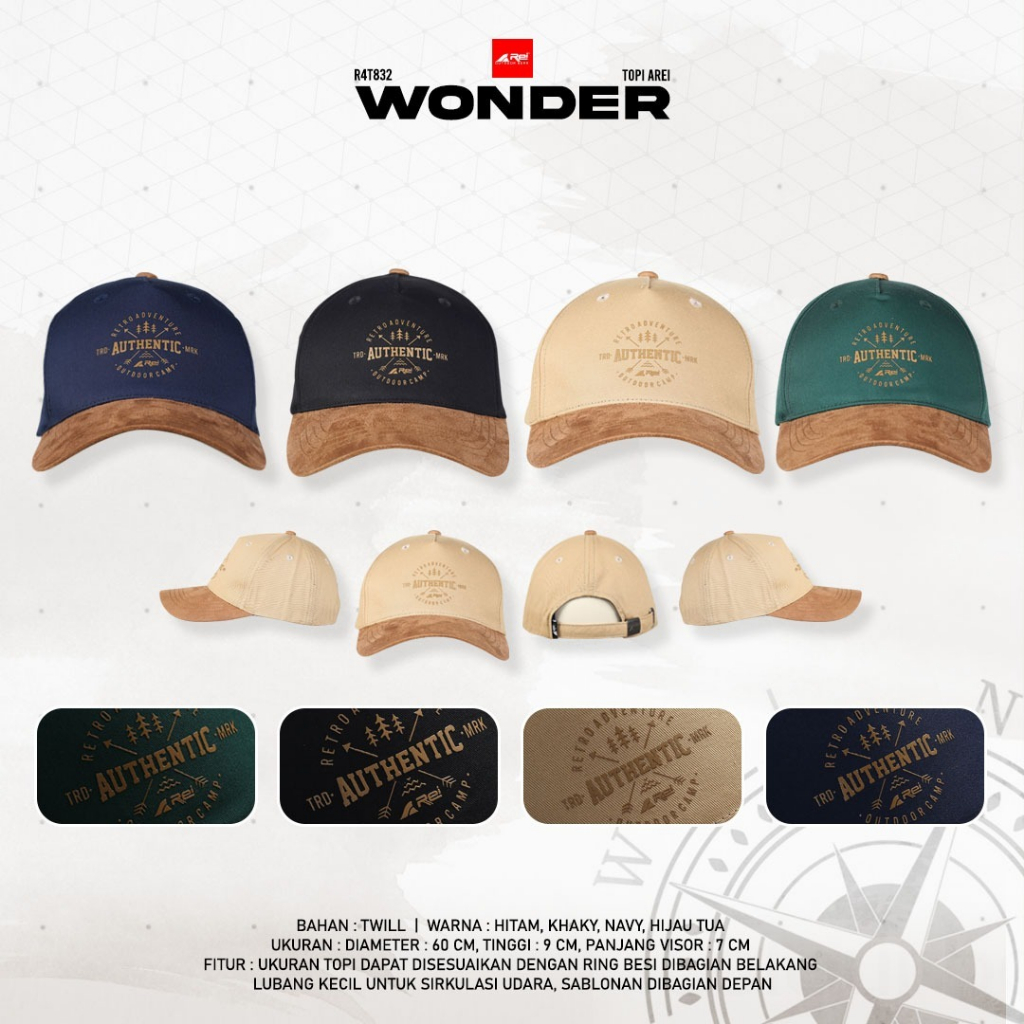Jual Topi Pria Wonder Hat Arei Outdoorgear | Shopee Indonesia