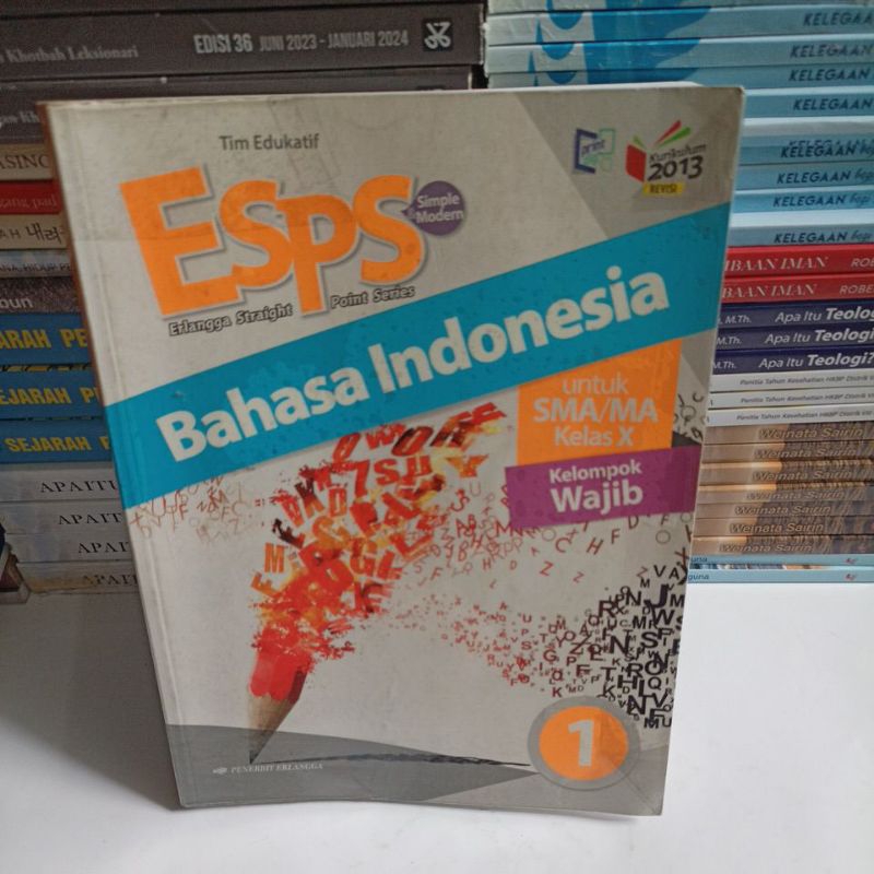 Jual Buku ESPS bahasa Indonesia untuk SMA kelas X Jilid 1 penerbit Erlangga | Shopee Indonesia