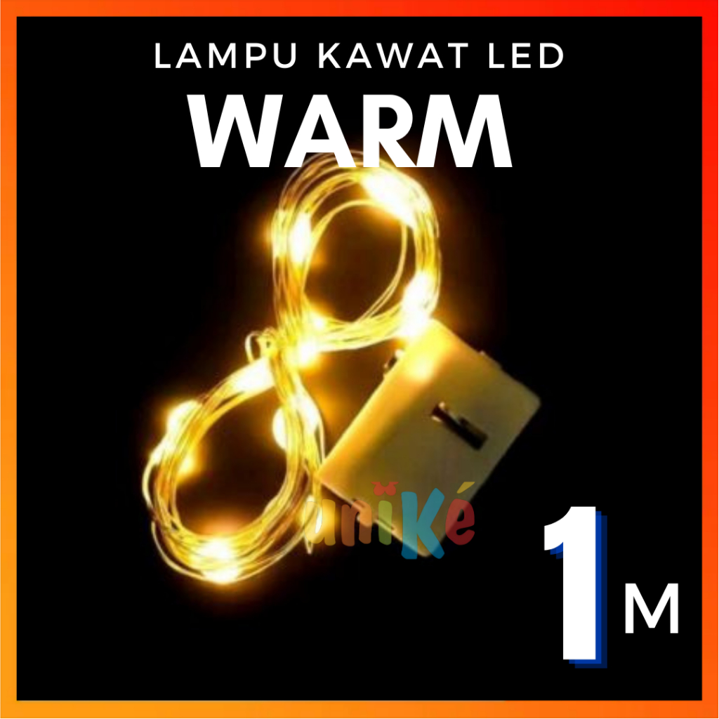 Jual Lampu Tumbler LED mini - Lampu LED Kawat balon BOBO - Lampu hias kecil Warm kawat batrai ...