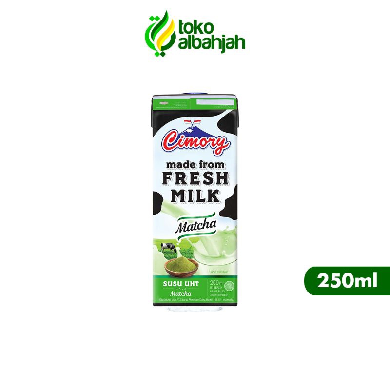 Jual Cimory UHT Fresh Milk Susu Rasa Matcha 250ml | Shopee Indonesia