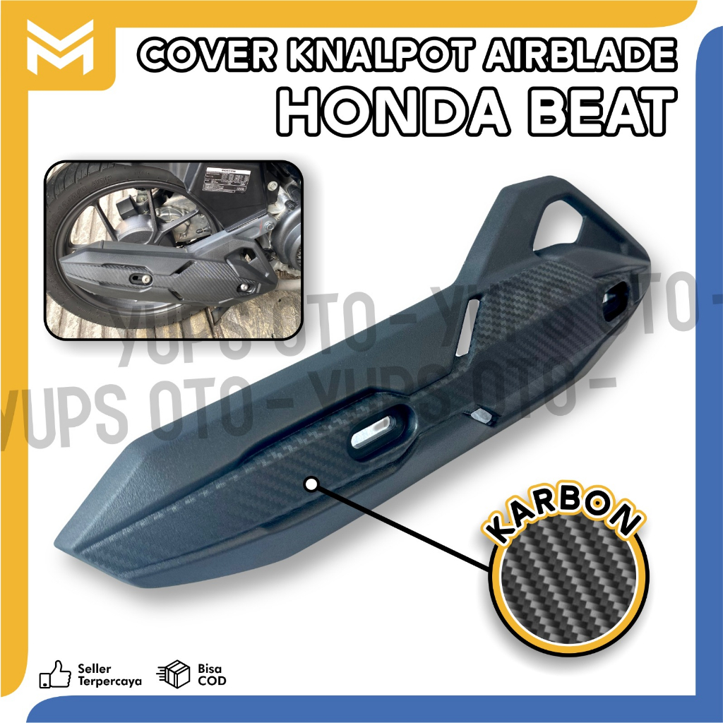 Jual COVER KNALPOT AIRBLADE HONDA BEAT FI BEAT FI ESP BEAT POP ESP BEAT ...