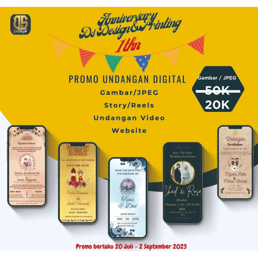 Jual Undangan Digital Pernikahan | Shopee Indonesia