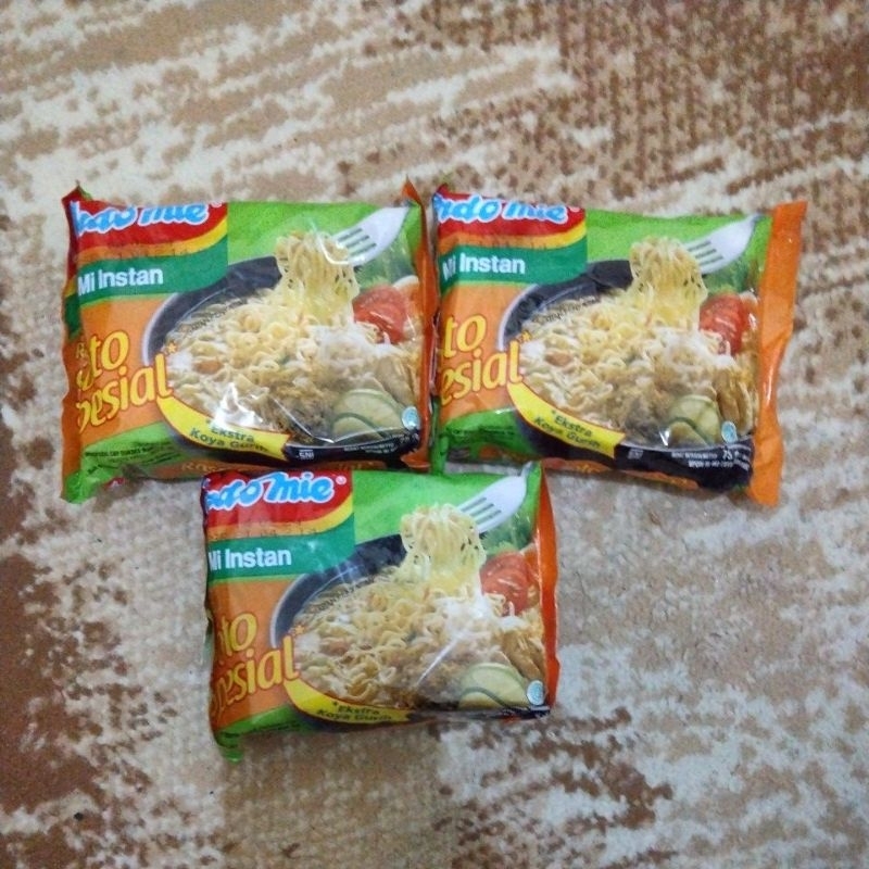 Jual mie indomie mie instan indofood rasa soto spesial 3pcs | Shopee ...