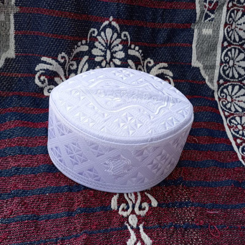Jual Songkok Peci PUTIH kopyah putih Kopiah putih kopiyah Ustadz ...