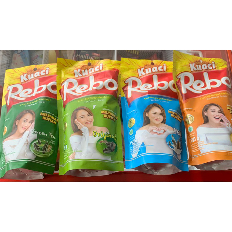 Jual kuaci rebo all varian rasa @150gr | Shopee Indonesia