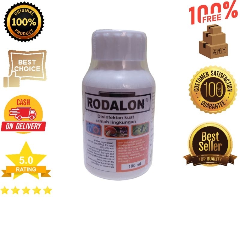 Jual RODALON 100 ml Disenfektan dan Antiseptik Luka Pembasmi Berbagai ...