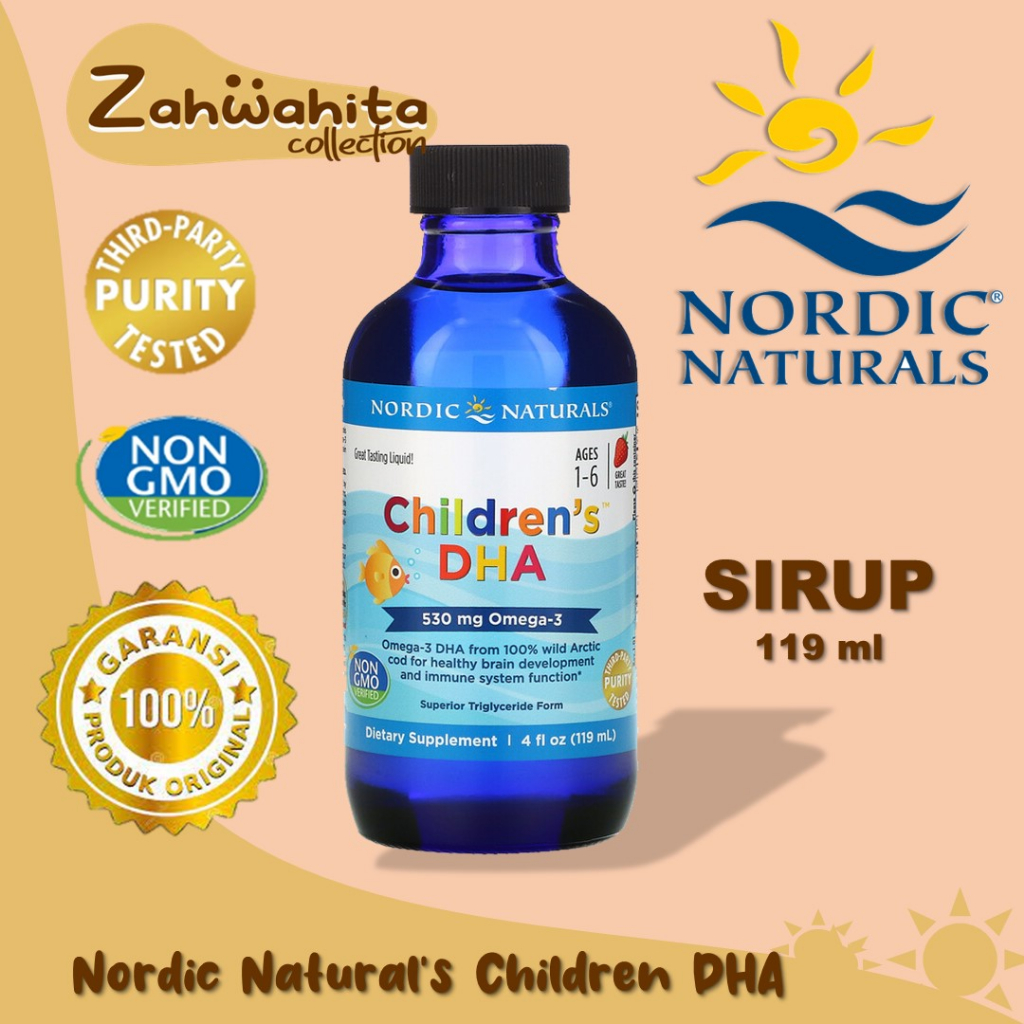Jual Nordic Natural Children's DHA Minyak Ikan Omega-3| Baby DHA/ Softgels/ Sirup | Shopee Indonesia