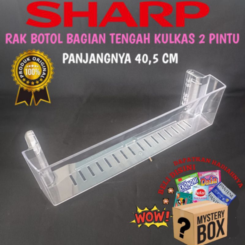 Jual RAK BOTOL KULKAS SHARP 2 PINTU BAGIAN TENGAH KULKAS 2 PINTU UKURAN ...