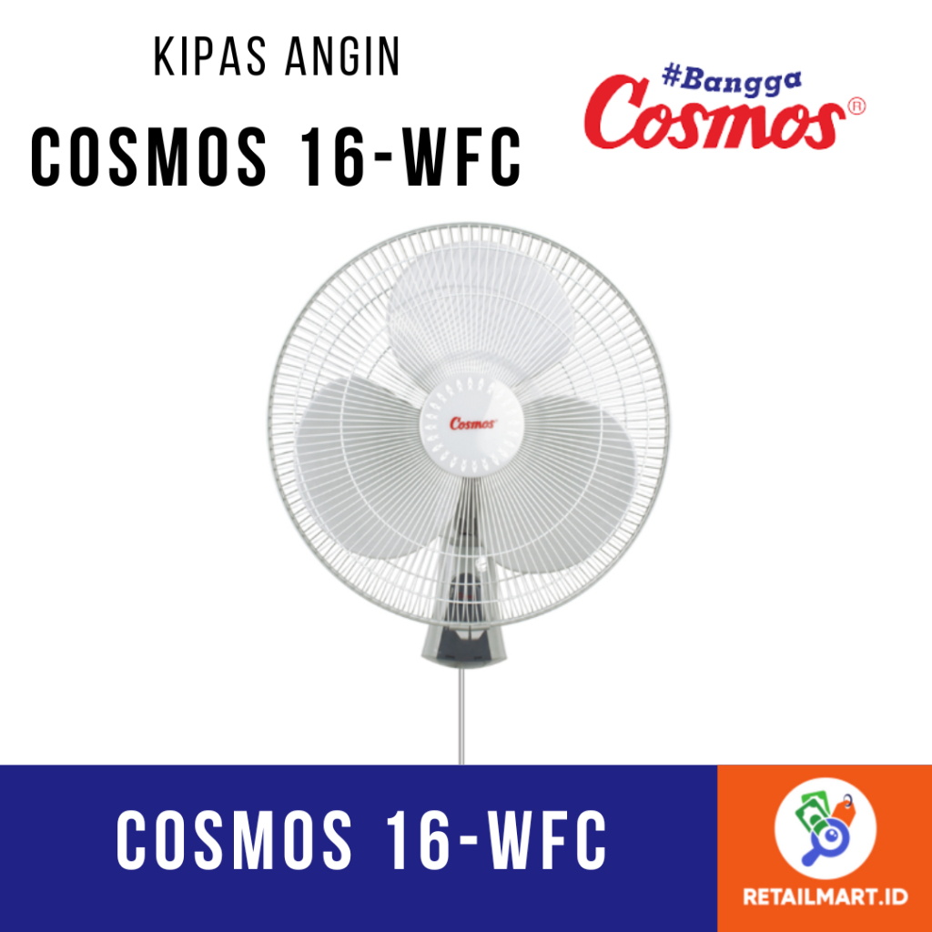 Jual COSMOS : 16-WFC KIPAS ANGIN DINDING WALL FAN 16" WFC ABU- ABU ...