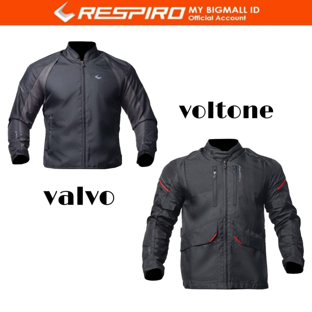 Jual Jaket Motor Pria RESPIRO VALVO - VOLTONE Daily Windbreaker Jacket ...