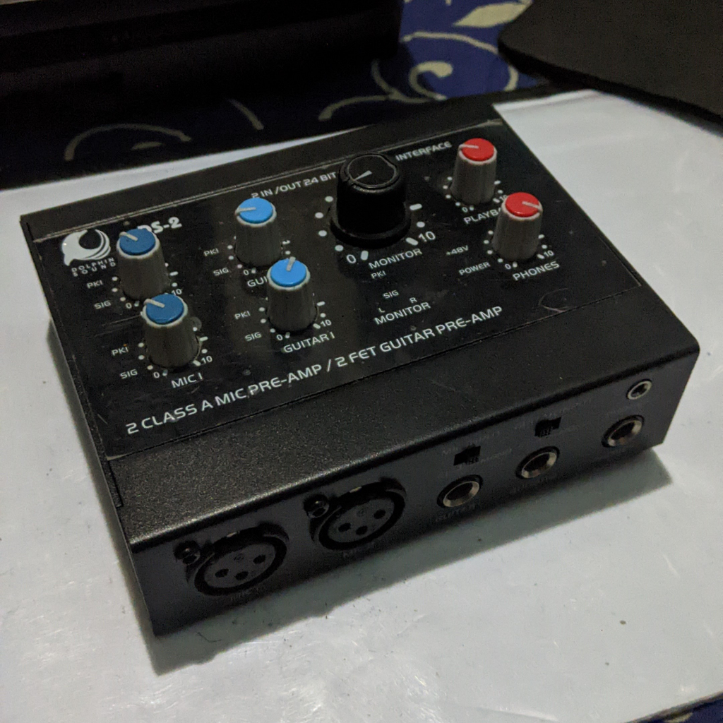 Jual JUAL MURAH !!! Sound Card USB Interface Dolphin Sound DS-2 ...
