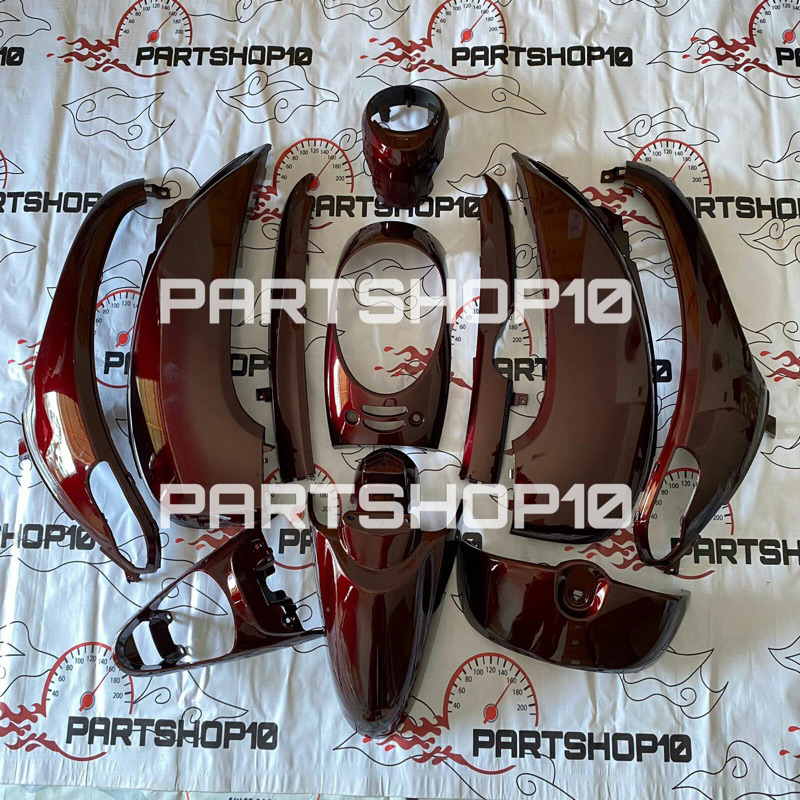 Jual Cover full set body halus honda scoopy fi tahun 2013 2014 2015 ...