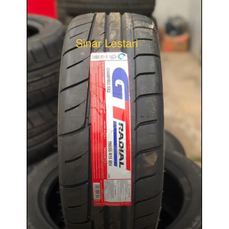 Jual Ban GT Radial Champiro SX2 195 55 R15 Semi Slik Ban Mobil Jazz ...