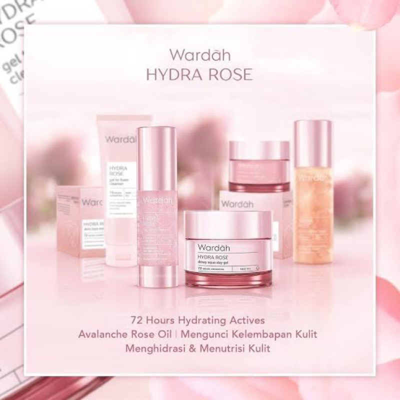 Jual Wardah Hydra Rose Skincare Series | Shopee Indonesia